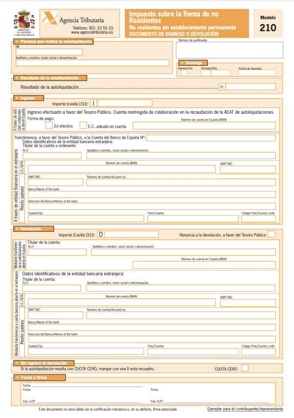 Descubre las últimas novedades fiscales: cambios clave en el Modelo 210 ...