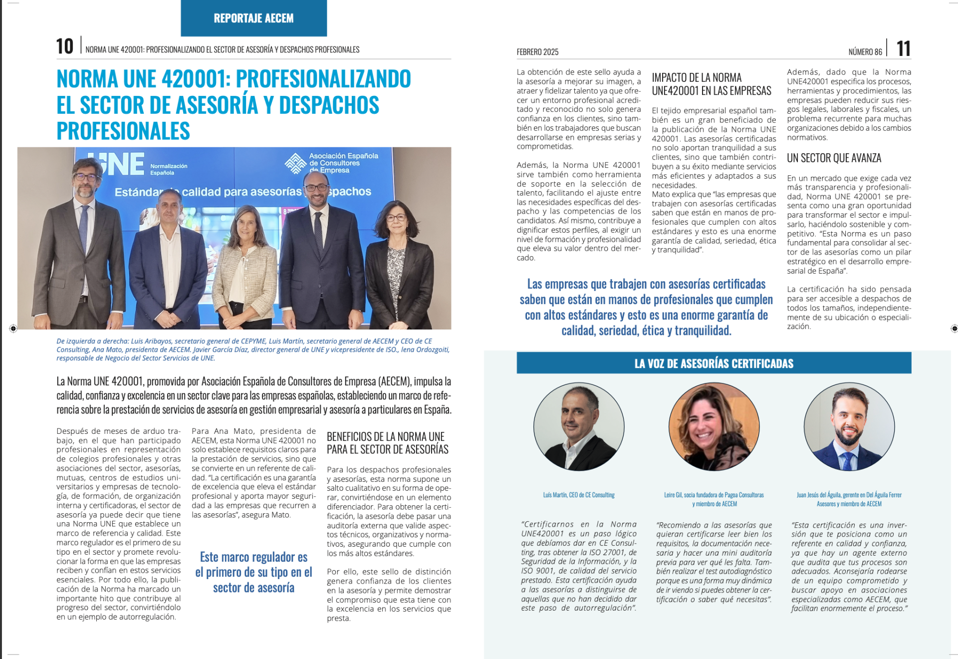 Primer despacho del PV reconocido bajo la norma UNE 420001